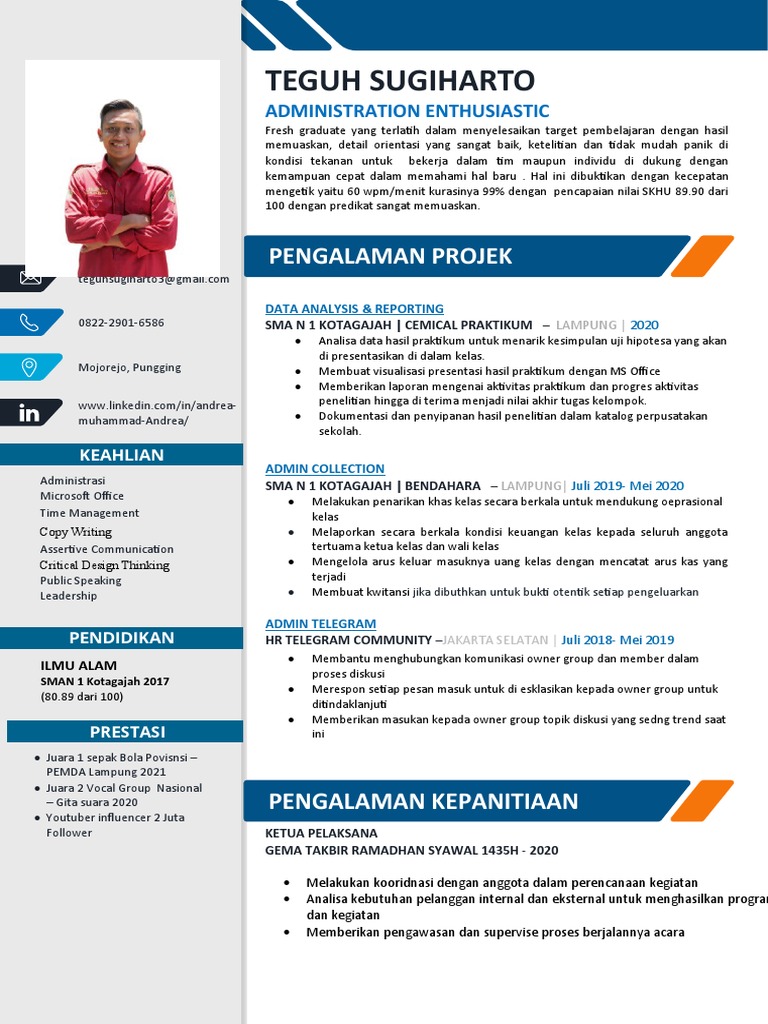CV Sama Sekali Gak Ada Kegiatan | PDF