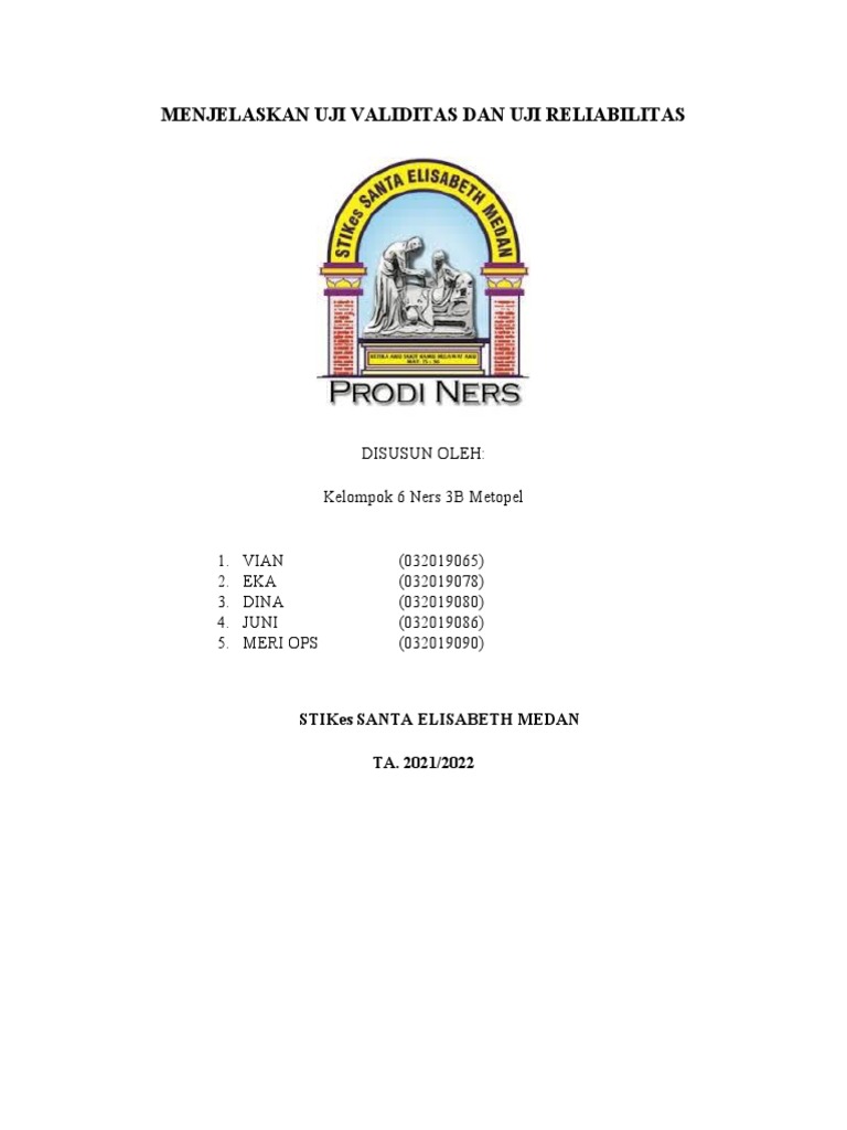 A - 6 - Uji Validitas Dan Reliabilitas - 21 - 04 - Word Les 1 | PDF