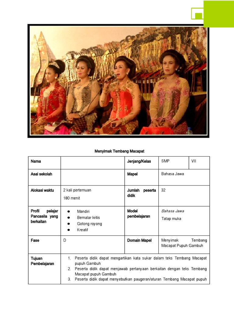 Ma Menyimak Na | PDF