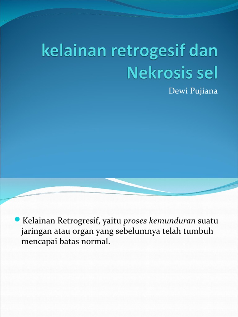 REGENERASI DAN DEGENERASI SEL | PDF