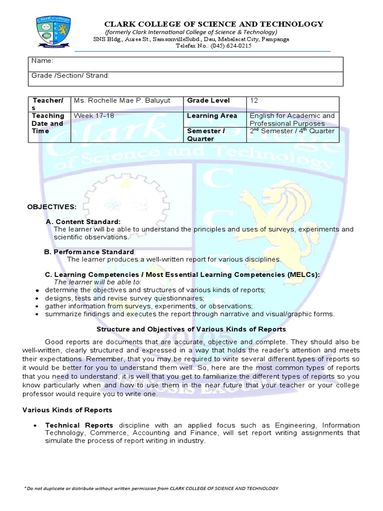 Eapp Module 17 18 | PDF | Science | Questionnaire