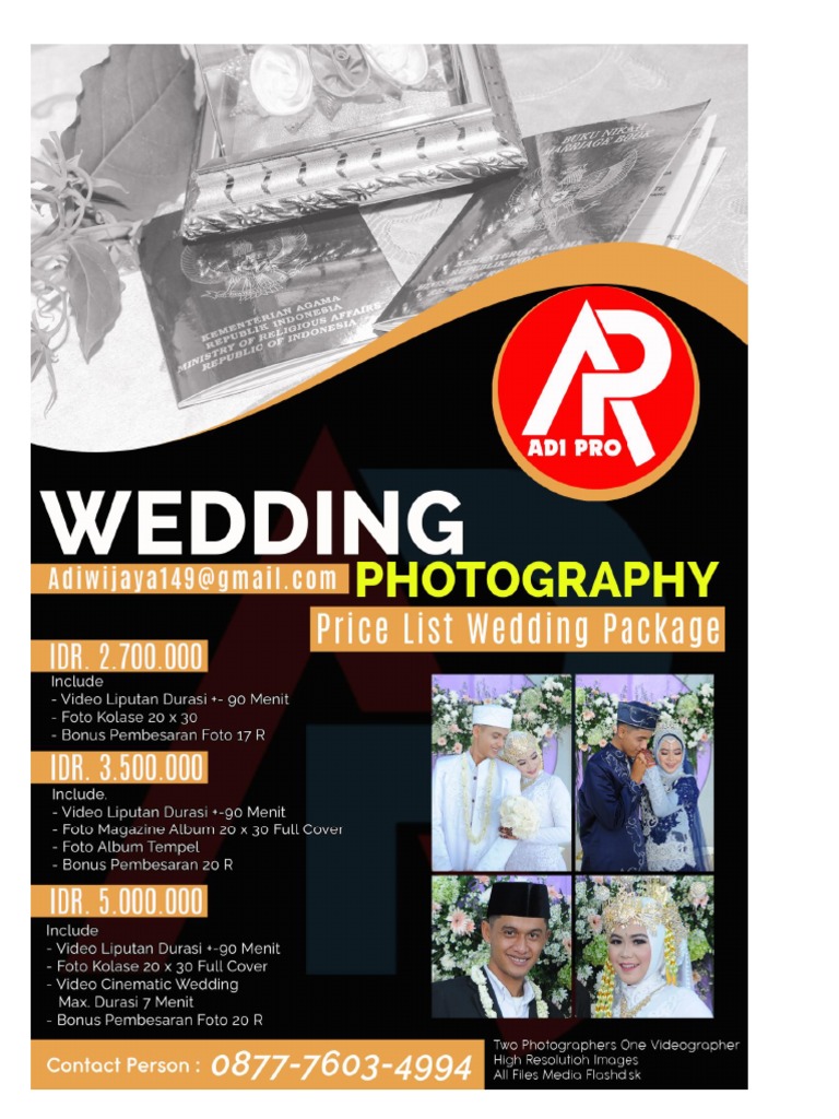 Contoh Price List Dokumentasi | PDF