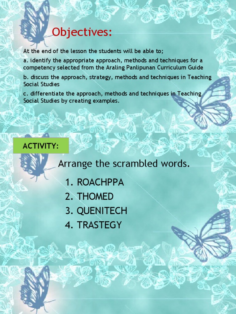 Lesson 4 PPT - EED6 - TEACHING STRATEGIES | PDF | Teaching Method | Constructivism (Philosophy ...