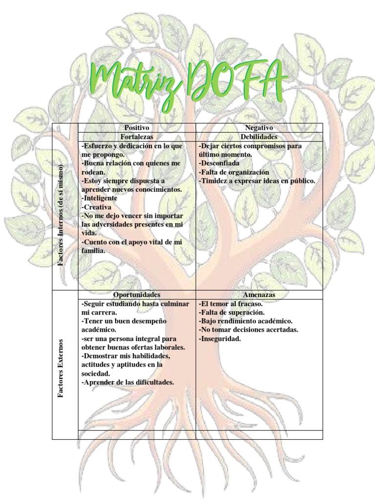 Matriz DOFA | PDF