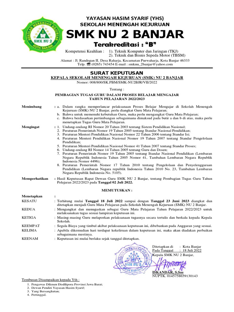 SK PBM TP 2022-2023 (SMK Nu 2 BJR) | PDF