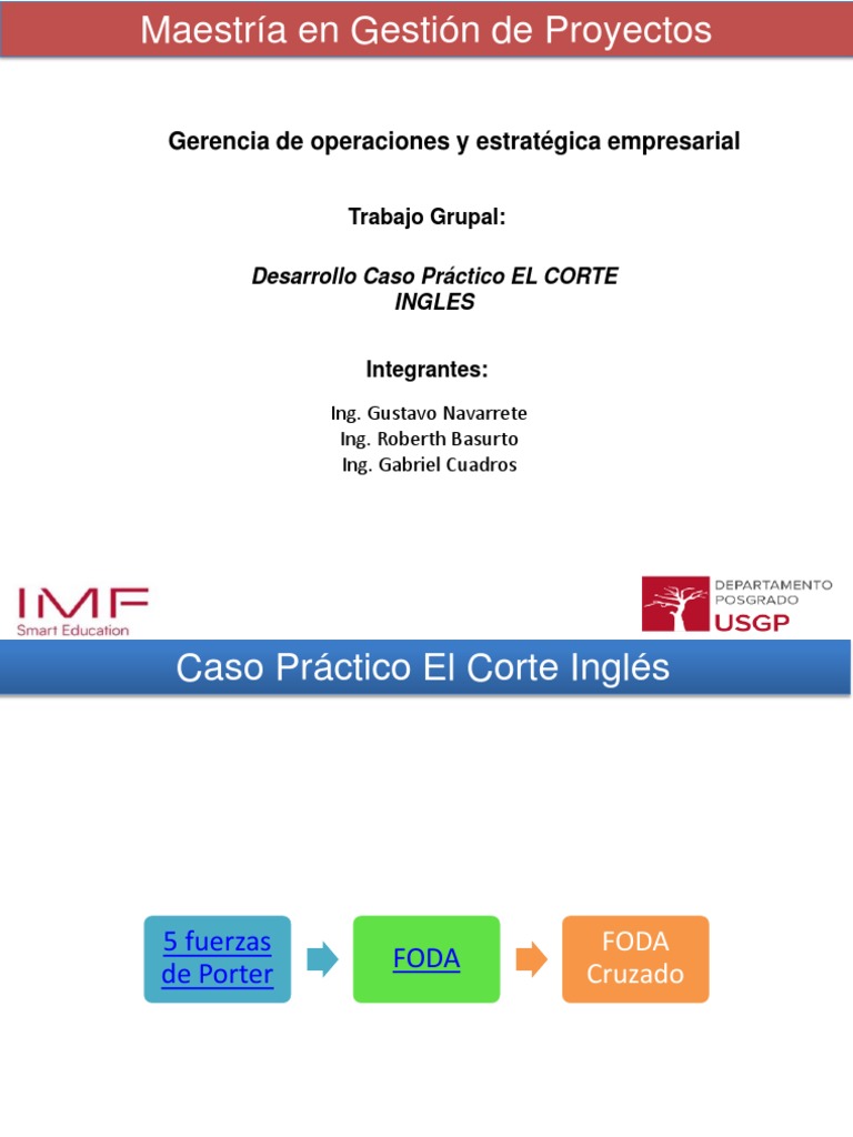 Trabajo Grupal - Corte Inglés | PDF | Análisis FODA | Business