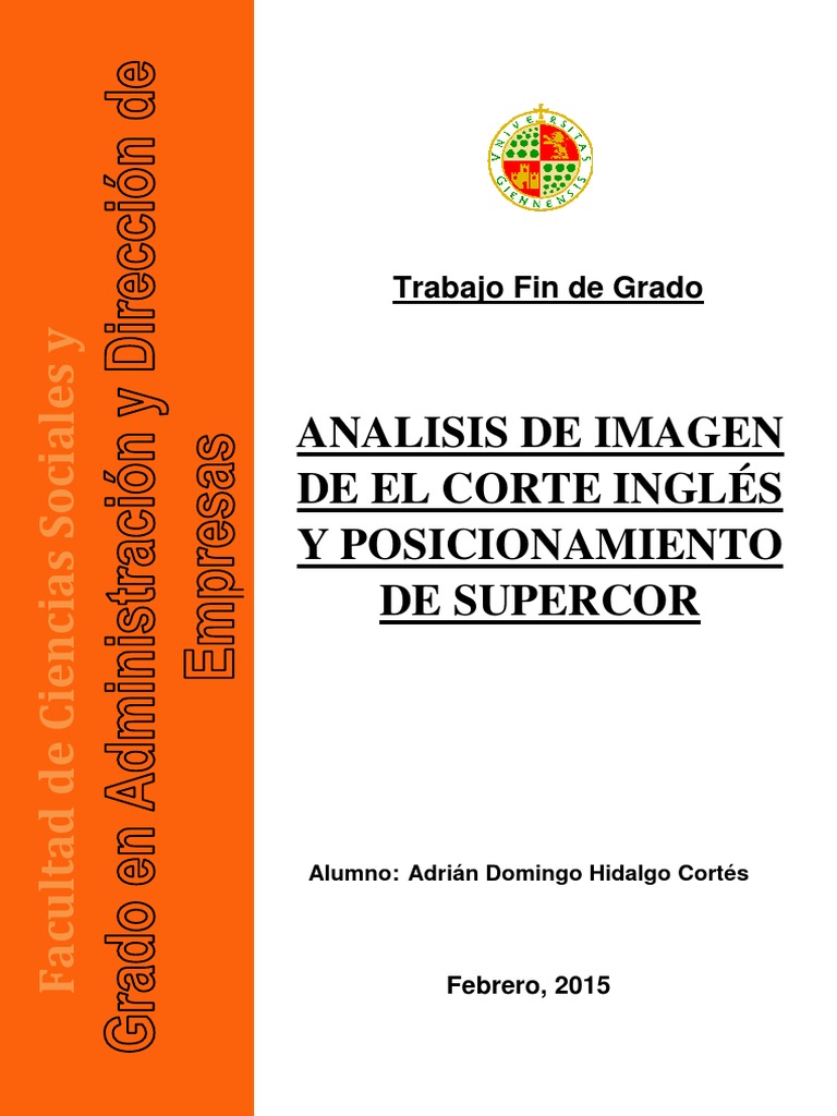 Análisis Imagen y Posicionamiento Supercor | PDF | Marketing | Marca