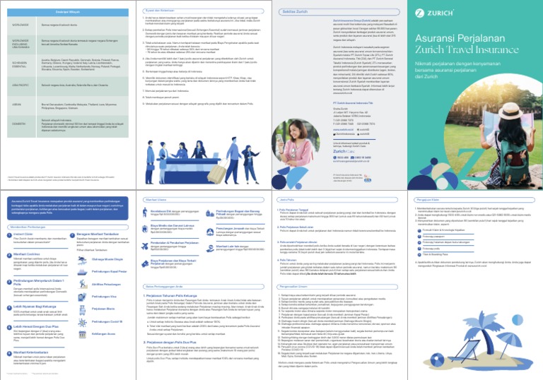 Brosur Zurich Travel Insurance | PDF