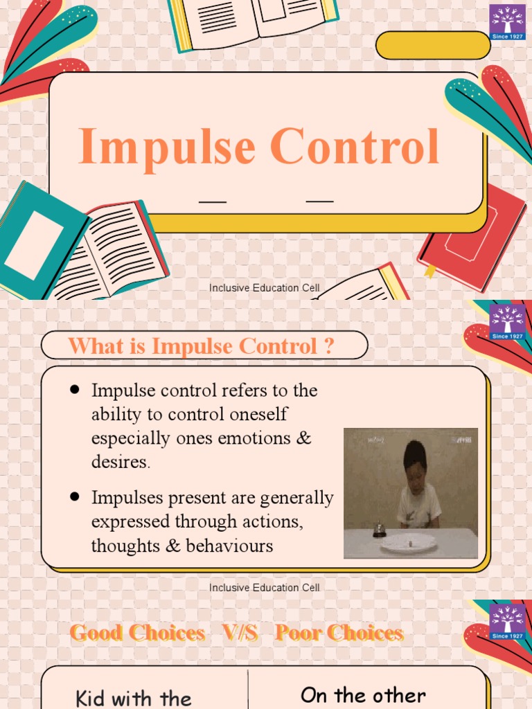 Impulse Control for Students | PDF