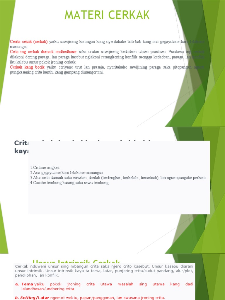 Materi Cerkak | PDF