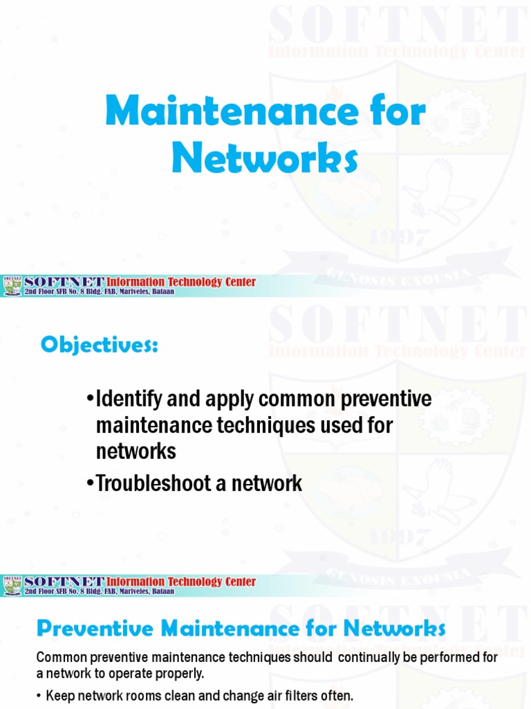 LESSON 4 - Maintenance and Troubleshooting | PDF | Computer Network ...