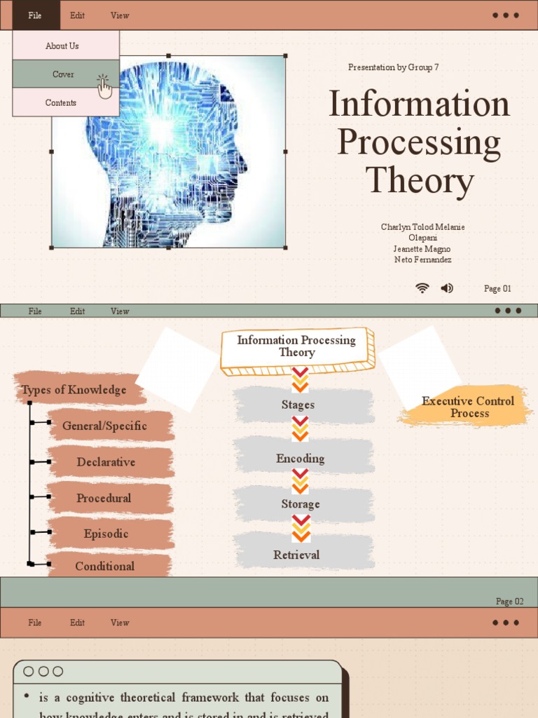 Information Processing Theory | PDF | Memory | Recall (Memory)