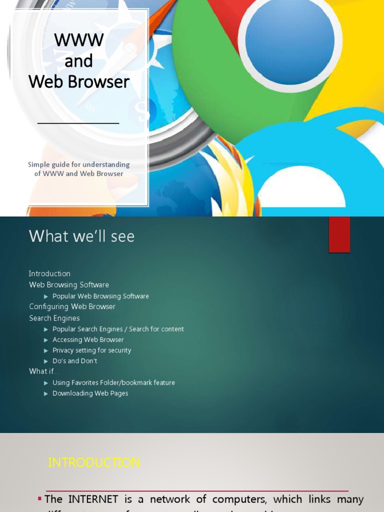 WWW and Web Browser | PDF | World Wide Web | Internet & Web