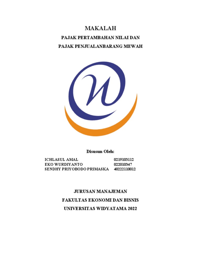 MAKALAH PPN Dan PPNBH | PDF