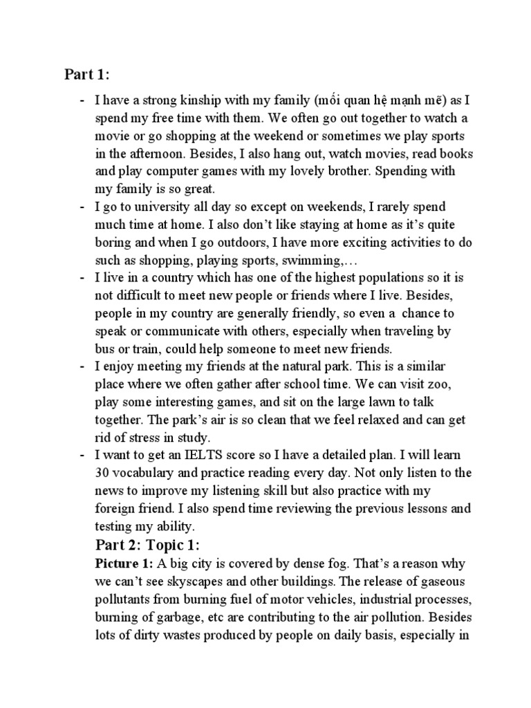 Speaking | PDF | Waste | Air Pollution