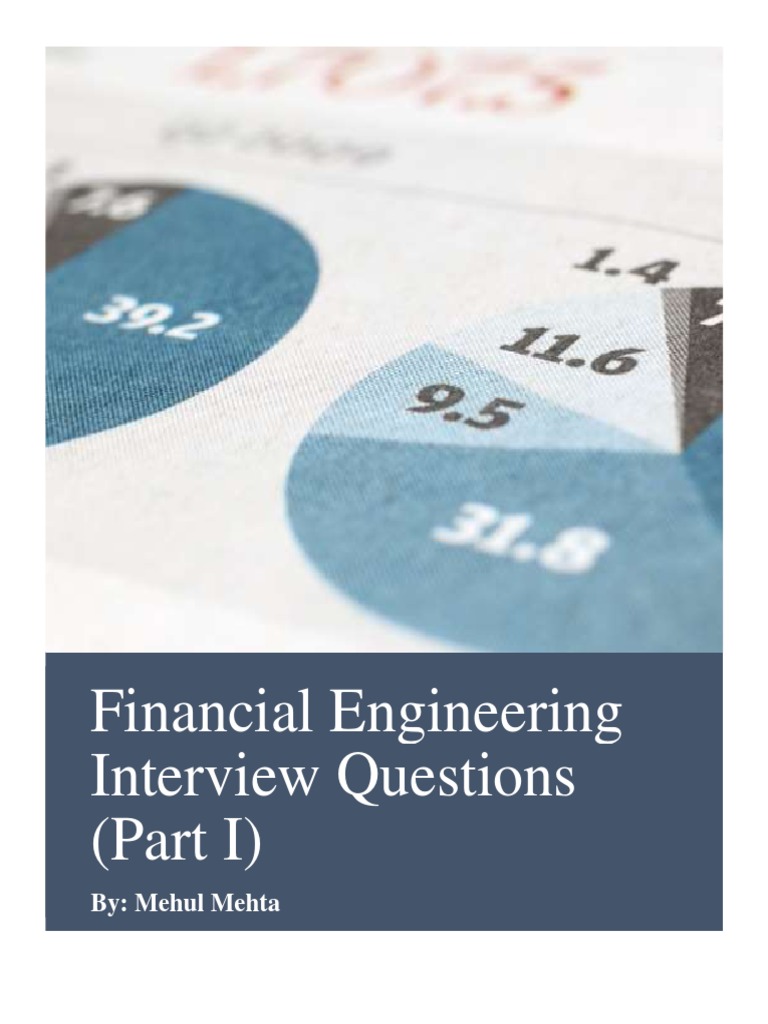Financial Engineering Interview Questions Part 1 1657202878 | PDF | Greeks (Finance) | Option ...