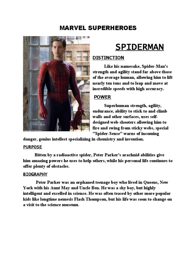 MARVEL | PDF | Spider Man | Marvel Comics