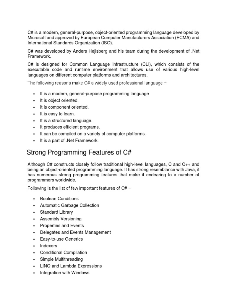 Csharp Midterm Pdf C Sharp Programming Language Programming 