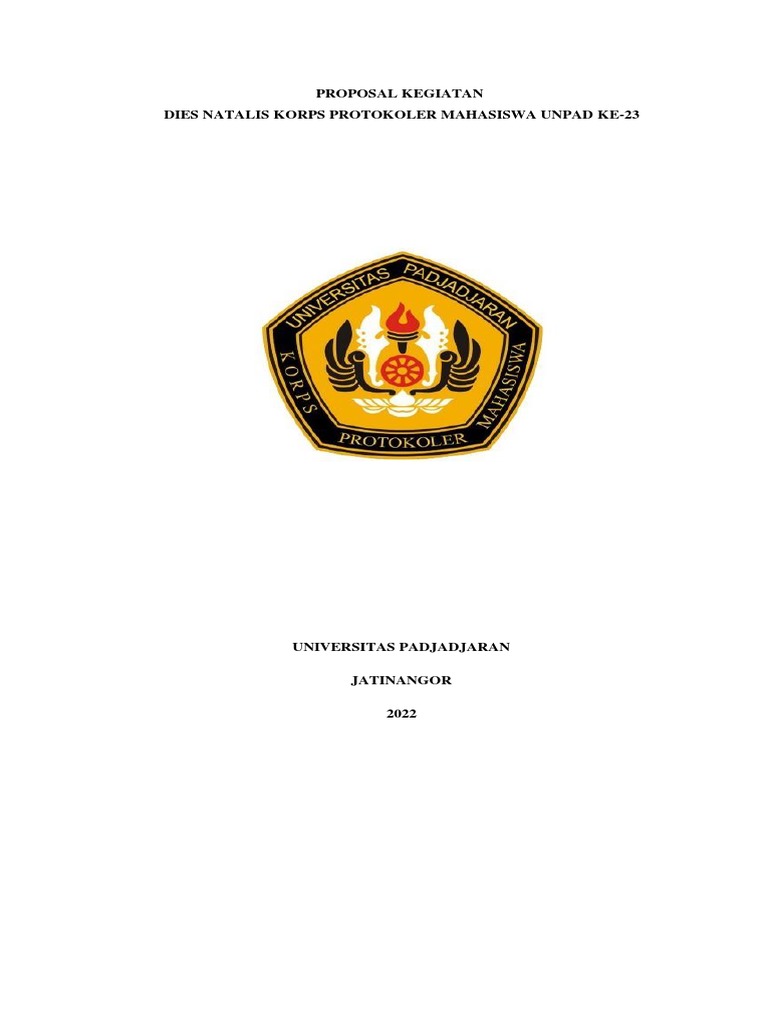 Dies Natalis KPM Unpad ke-23 | PDF