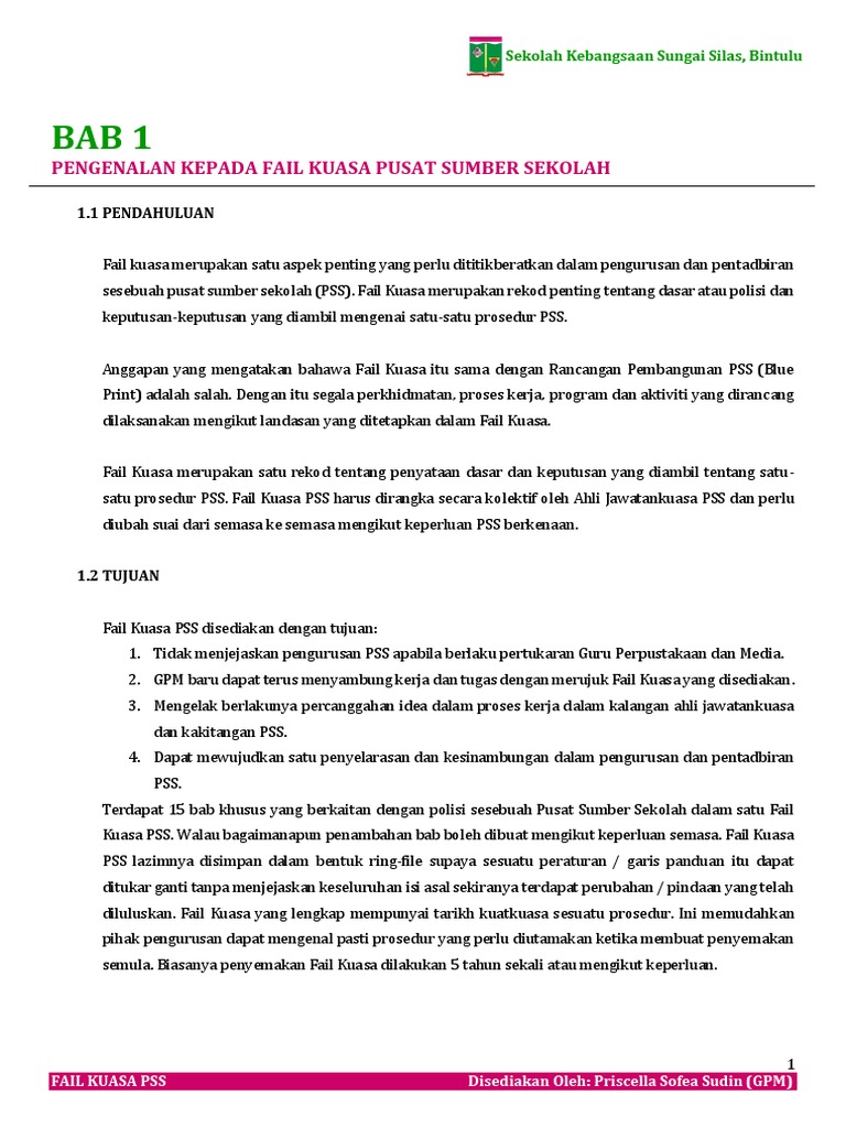 Bab 1 Pengenalan Kepada Fail Kuasa | PDF