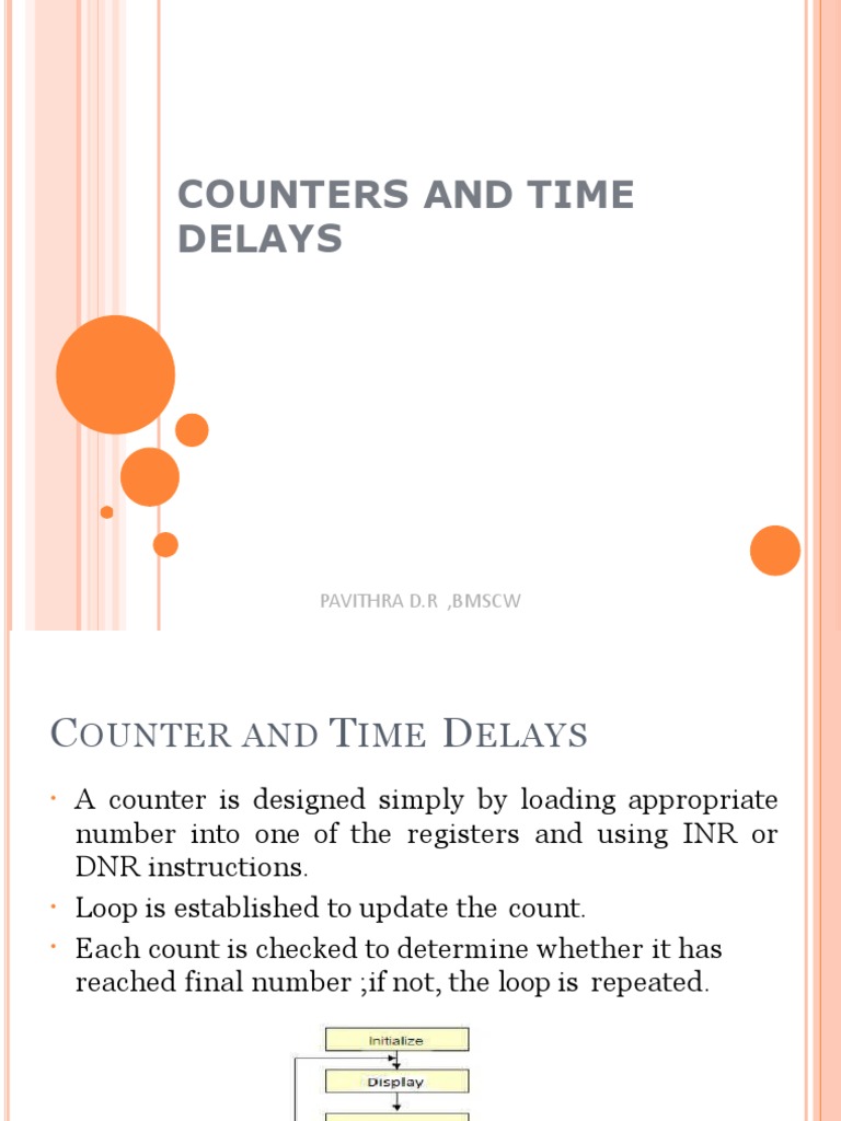 Microprocessor Counter and Time Delay | PDF | Computer Science | Computer Hardware