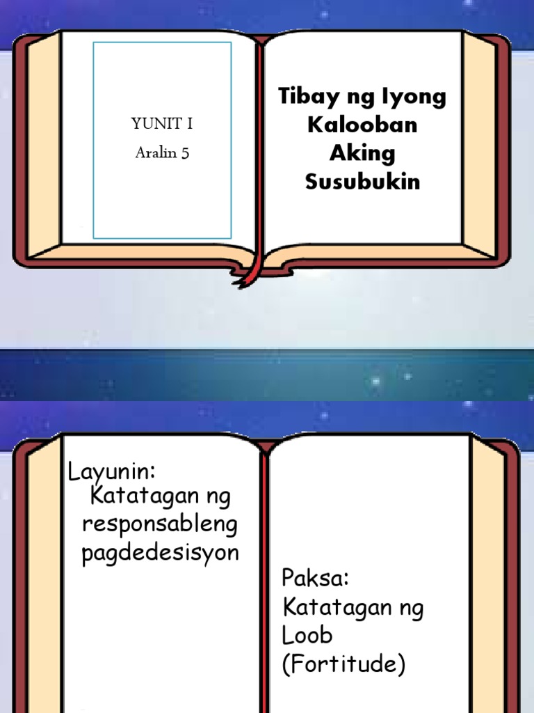 Aralin 4 Katatagan NG Loob | PDF