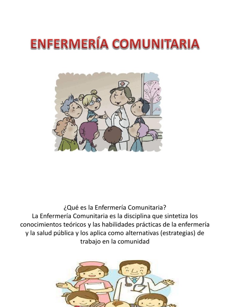 Introducción A La Enfermeria Comunitaria Conceptos | PDF | Enfermería | Promoción de la salud