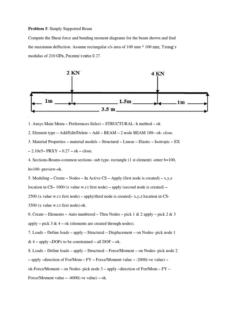 Structural Beam Analysis Guide | PDF | Bending | Beam (Structure)