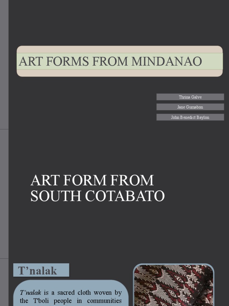 Traditional Art Forms of Mindanao | PDF | Philippines | Mindanao