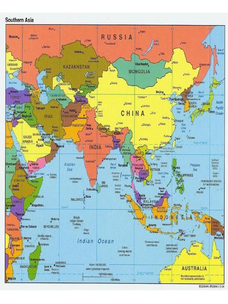 Asia Map | PDF