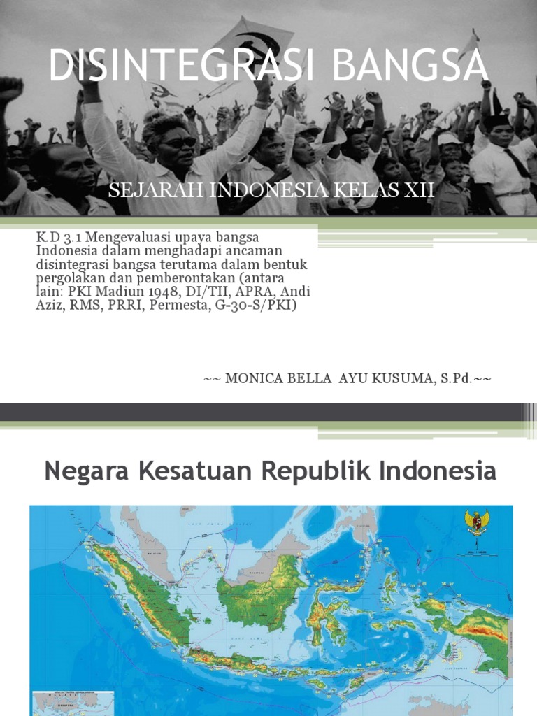Disintegrasi Bangsa 1 | PDF | Ilmu Sosial | Sejarah