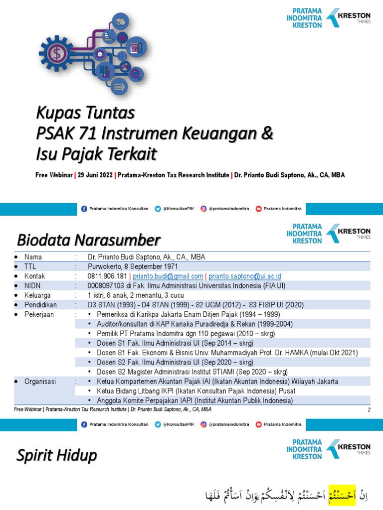 PSAK 71: Akuntansi & Pajak Terkini | PDF | Karier & Perkembangan | Bisnis
