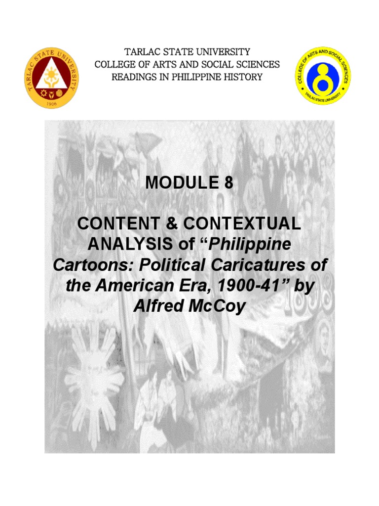Module 8 SS1C (CONTENT & CONTEXTUAL ANALYSIS of "Philippine Cartoons ...