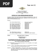 Barangay Tax Code Sample | PDF | Revenue | Taxes