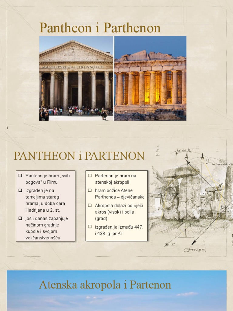 Partenon i Panteon | PDF