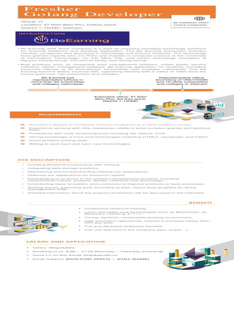 Fresher Golang | PDF | Ho Chi Minh City | Software