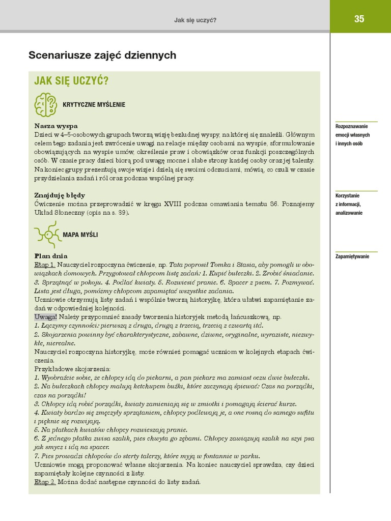 Scenariusze Zajec Dziennych Klasa 2 Semestr 2 cz1 | PDF Scenariusze Zajec Dziennych Klasa 2 Semestr 2 cz1 | PDF
