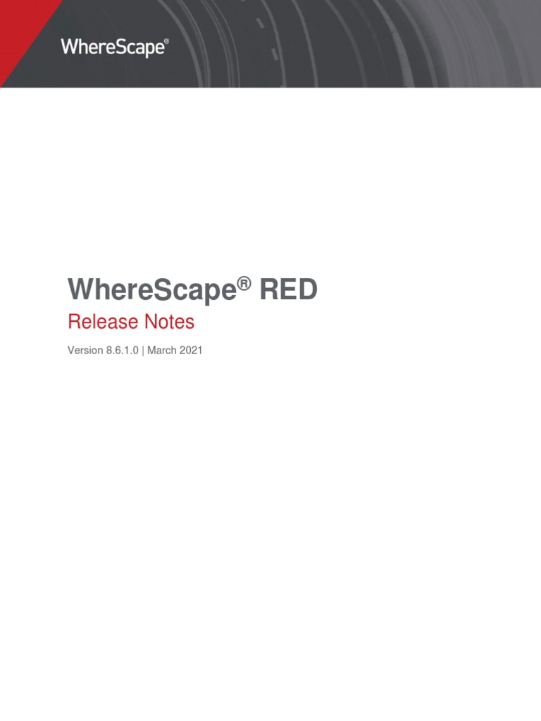 Red Release Notes 8610 | PDF | Microsoft Sql Server | Databases