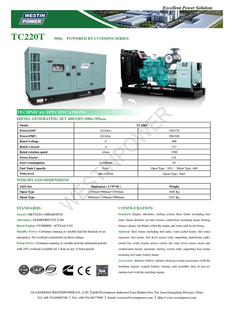 TC220T | PDF | Internal Combustion Engine | Engines