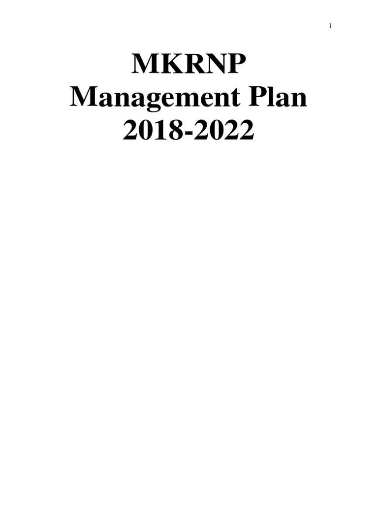 Mt. Kitanglad Range Management Plan 2018-2022 | PDF | Forests ...