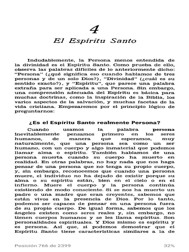 4 El Espíritu Santo | PDF