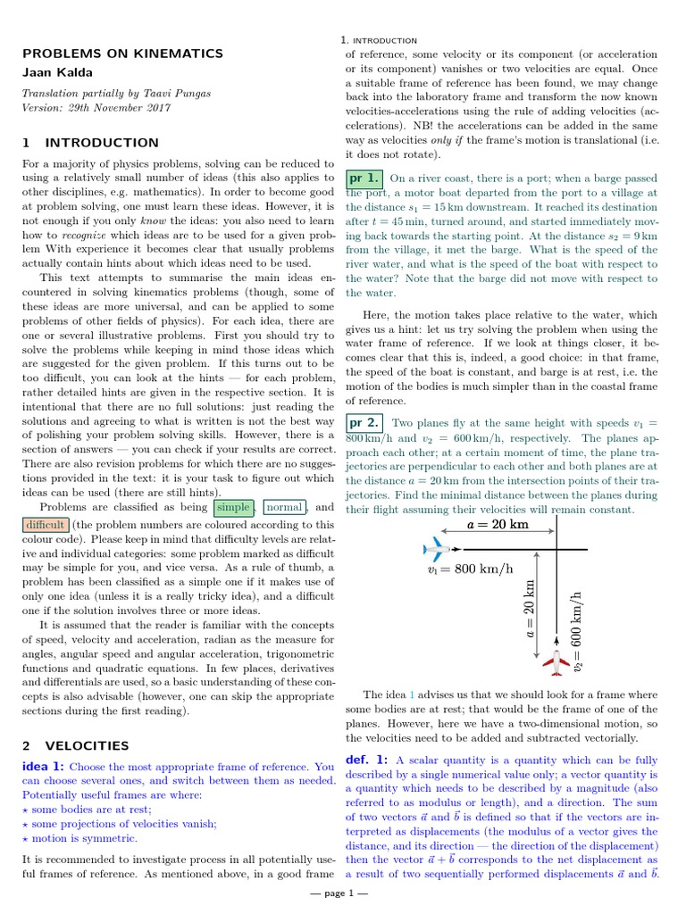 Jaan Kalda | PDF | Velocity | Euclidean Vector