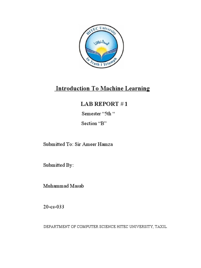 Lab 1 Ml Pdf Python Programming Language Multiplication 