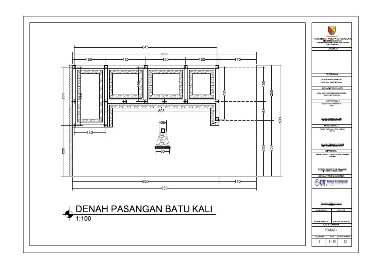 7.denah Batu Kali | PDF