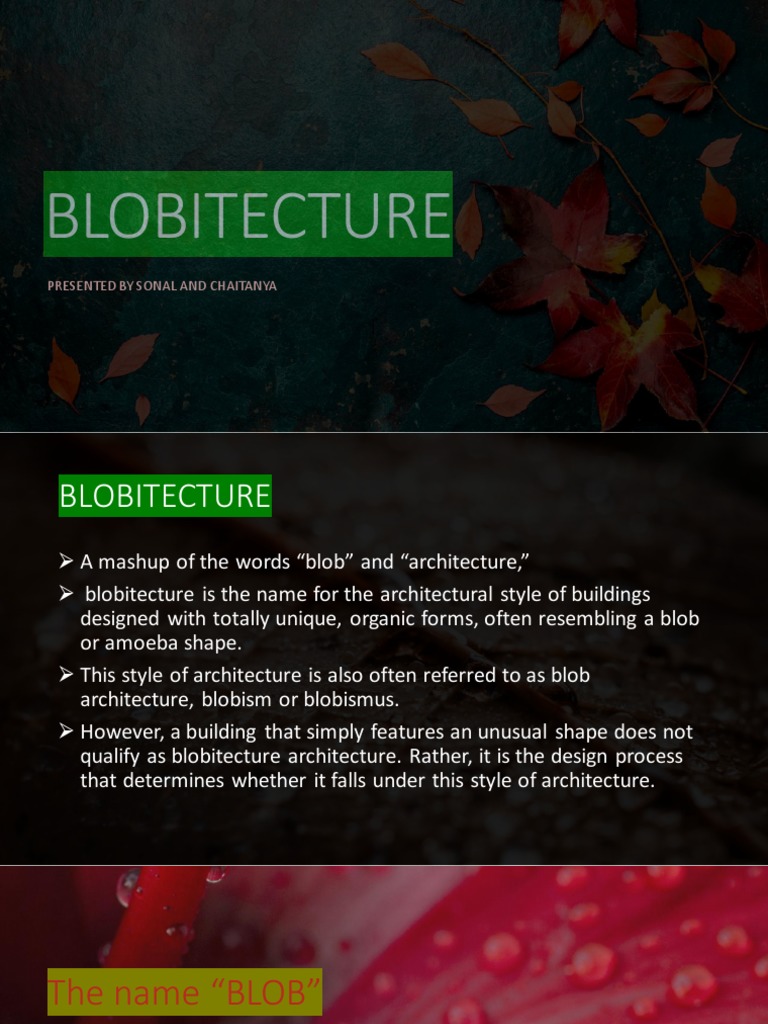 BLOBITECTURE | PDF | Design | Architectural Design