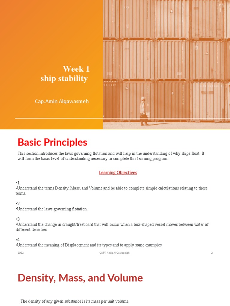 Ship Stability Basics Guide | PDF