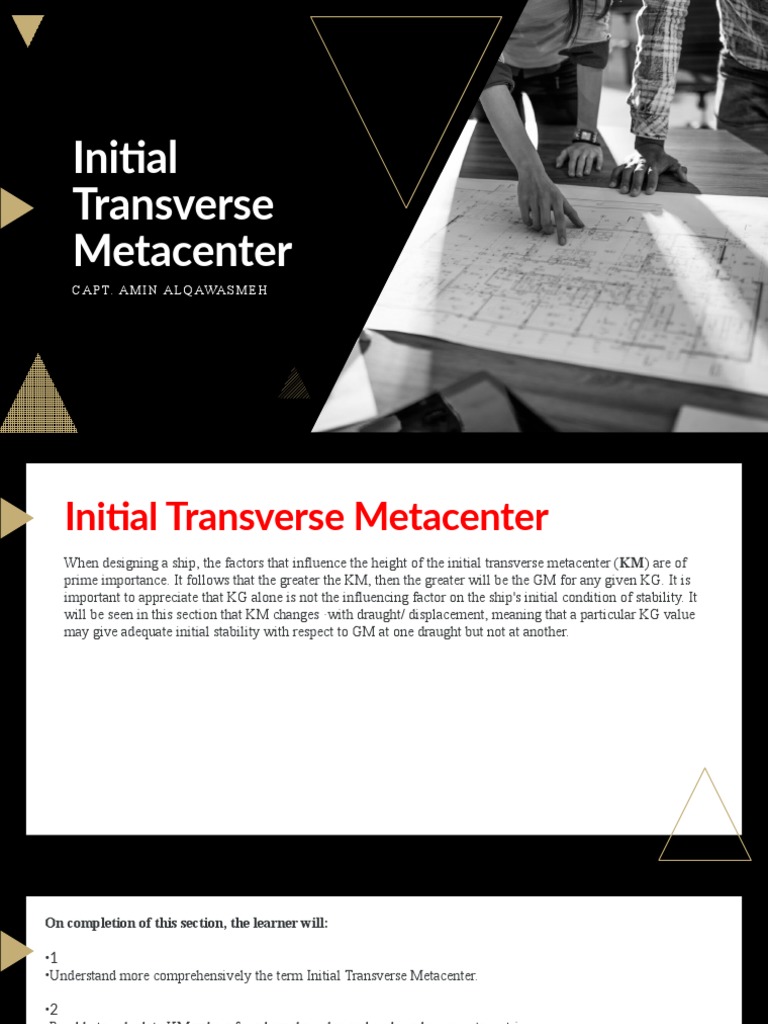 Ship Stability OOW Transvers Metacenter | PDF | Mechanical Engineering ...