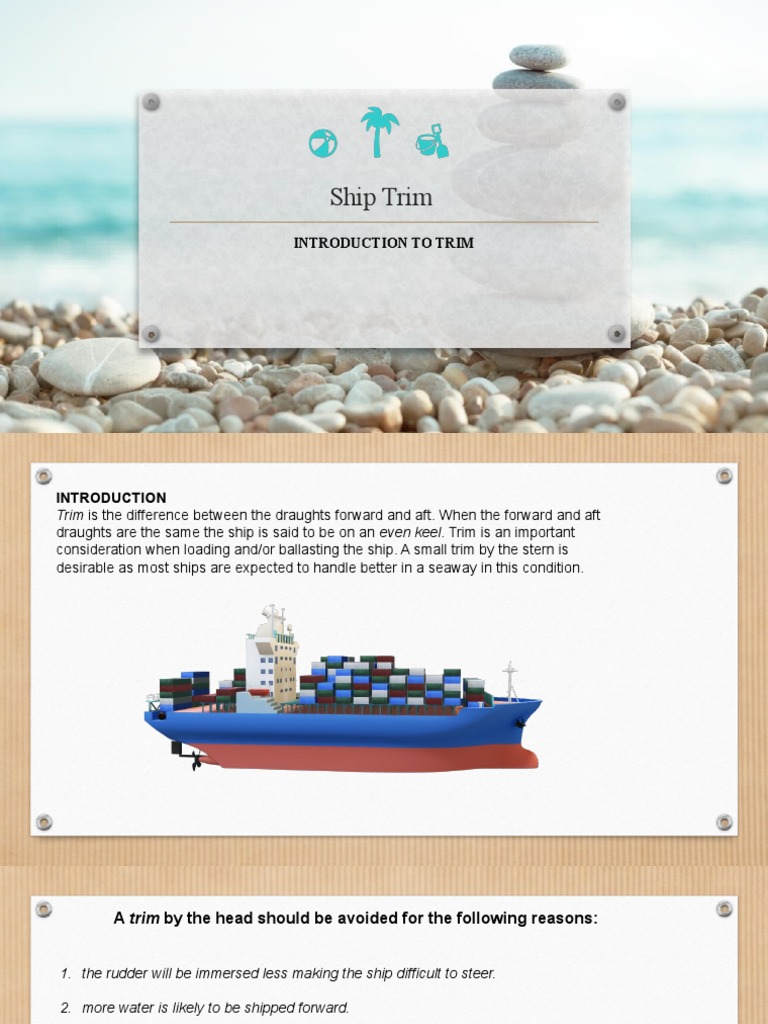 Ship Stability, Ship Trim Basic Principle OOW | PDF | Shipbuilding ...