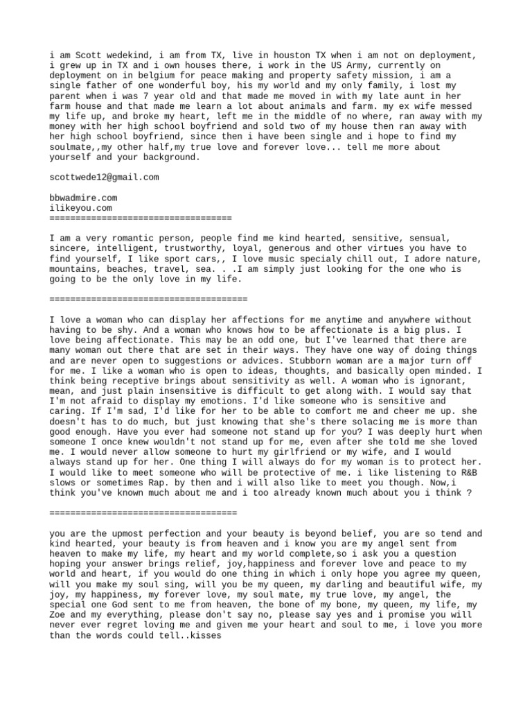 Military Format PDF | PDF | Intimate Relationships | Love