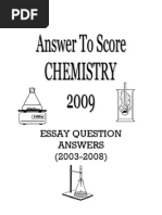Chemistry SPM Definitions | PDF | Molecules | Atoms